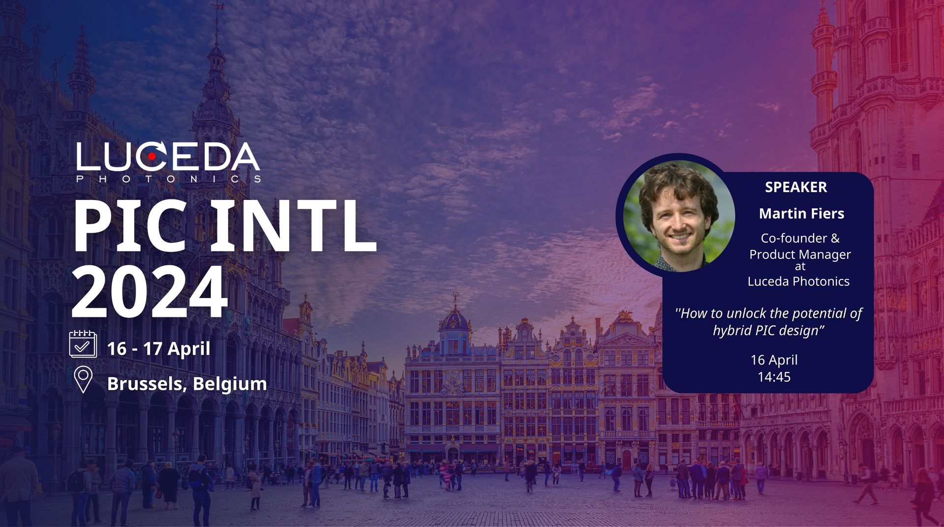 Meet Luceda at PIC International 2024 in Brussels | Luceda Photonics